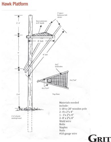 DIY Hawk Platform: Sustainable Gopher Control - Grit